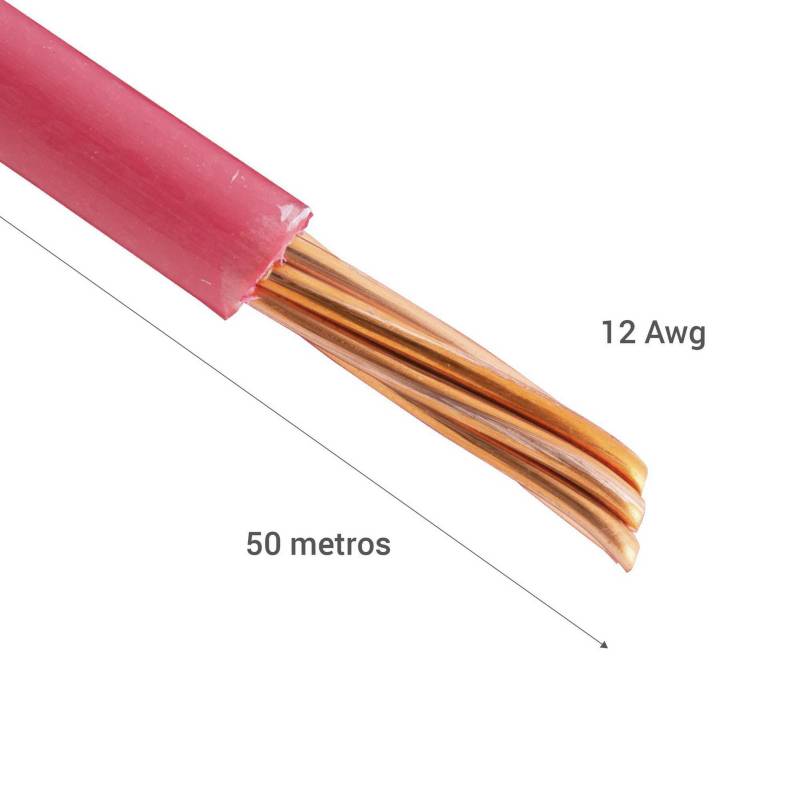 Cable THHN 12 AWG Rojo rollo 100 mts – Centro Ferretero AguaClima